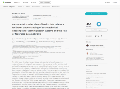 EHDEN Ethical Advisory Board (EAB), and colleagues, publish new conceptual, socio-technical ...